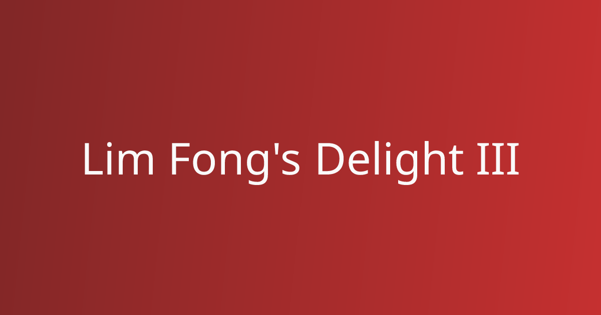 Best Chinese in Westampton, NJ | Lim Fong's Delight III | Order Online